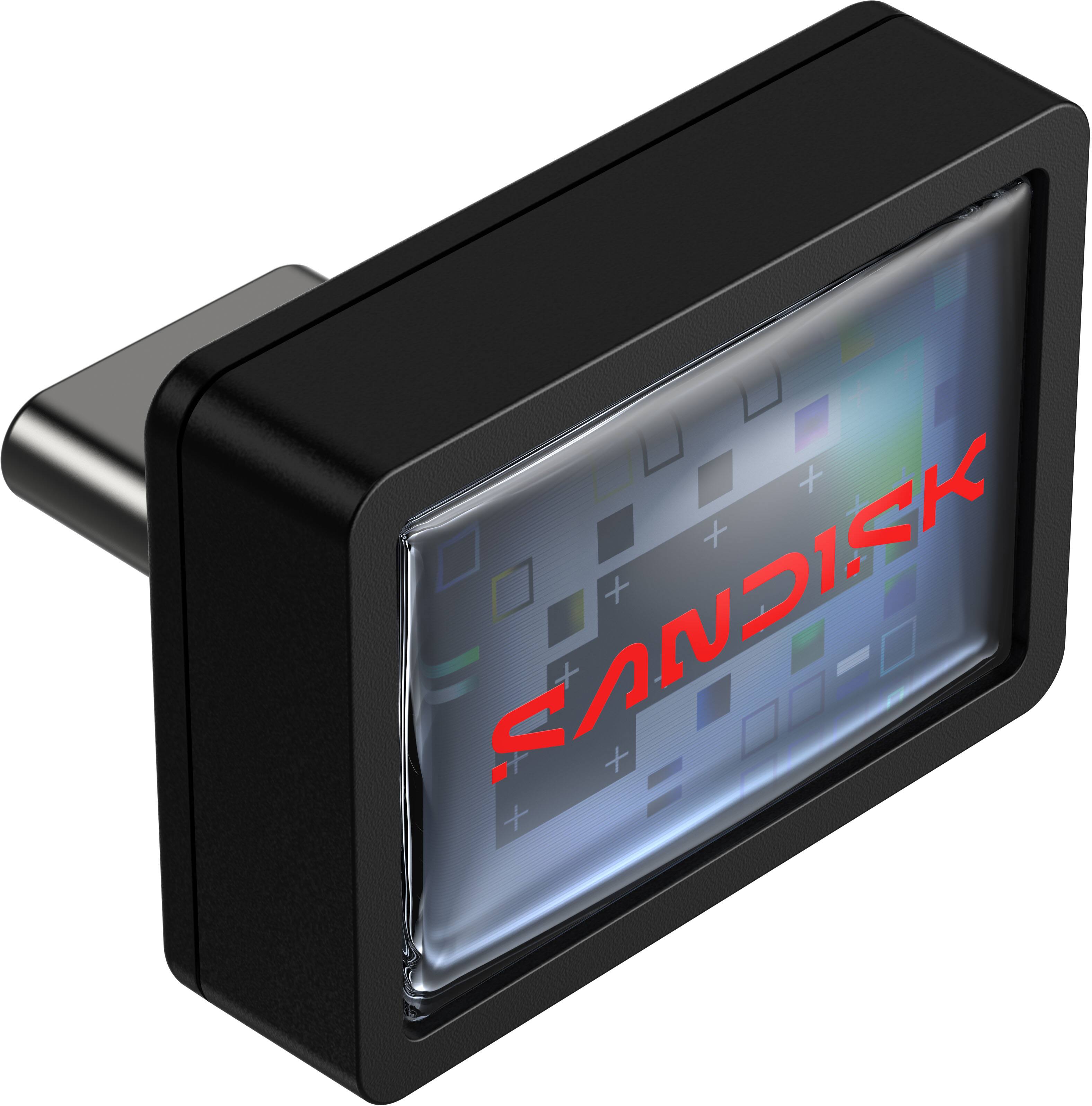 SanDisk Extreme Fit 256GB USB C Flash Drive Black SDCZ530-256G-G46 ...
