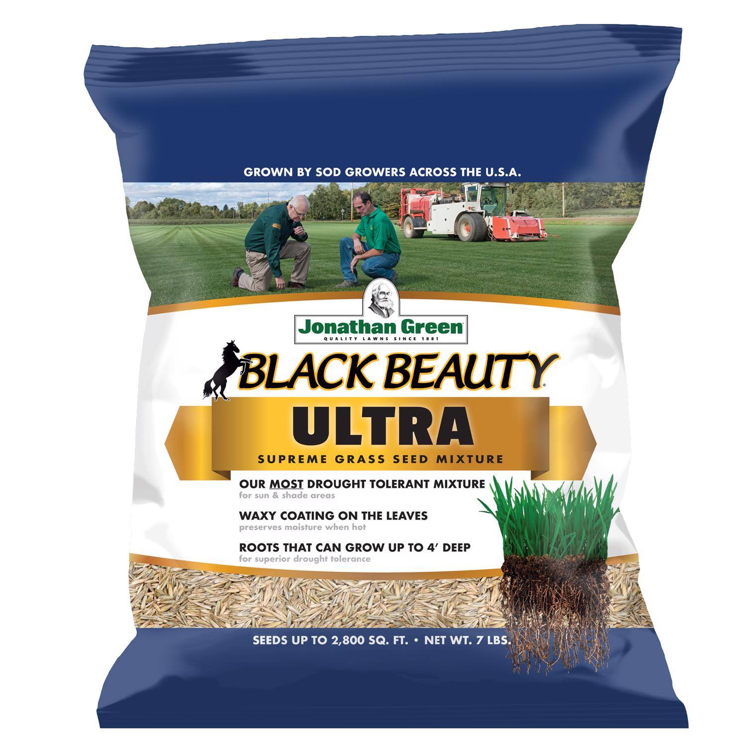Jonathan Green Black Beauty Ultra All Grasses Sun or Shade Grass Seed 7 ...