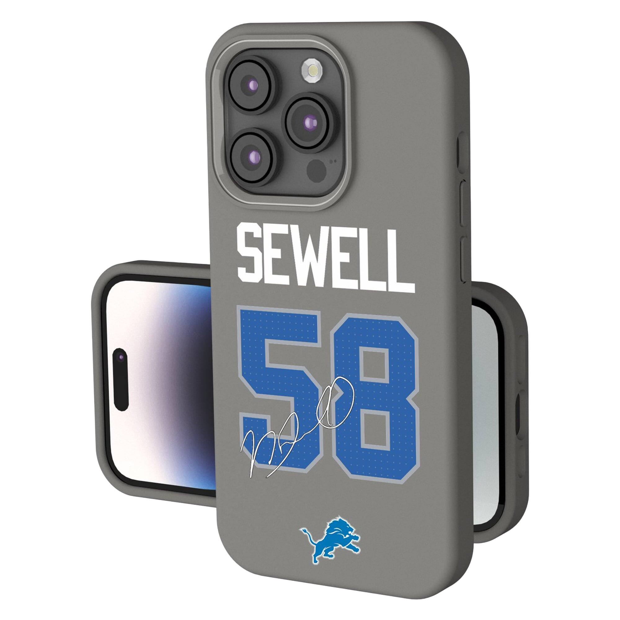 Keyscaper NFL Penei Sewell Detroit Lions Ready Soft Touch iPhone Case ...