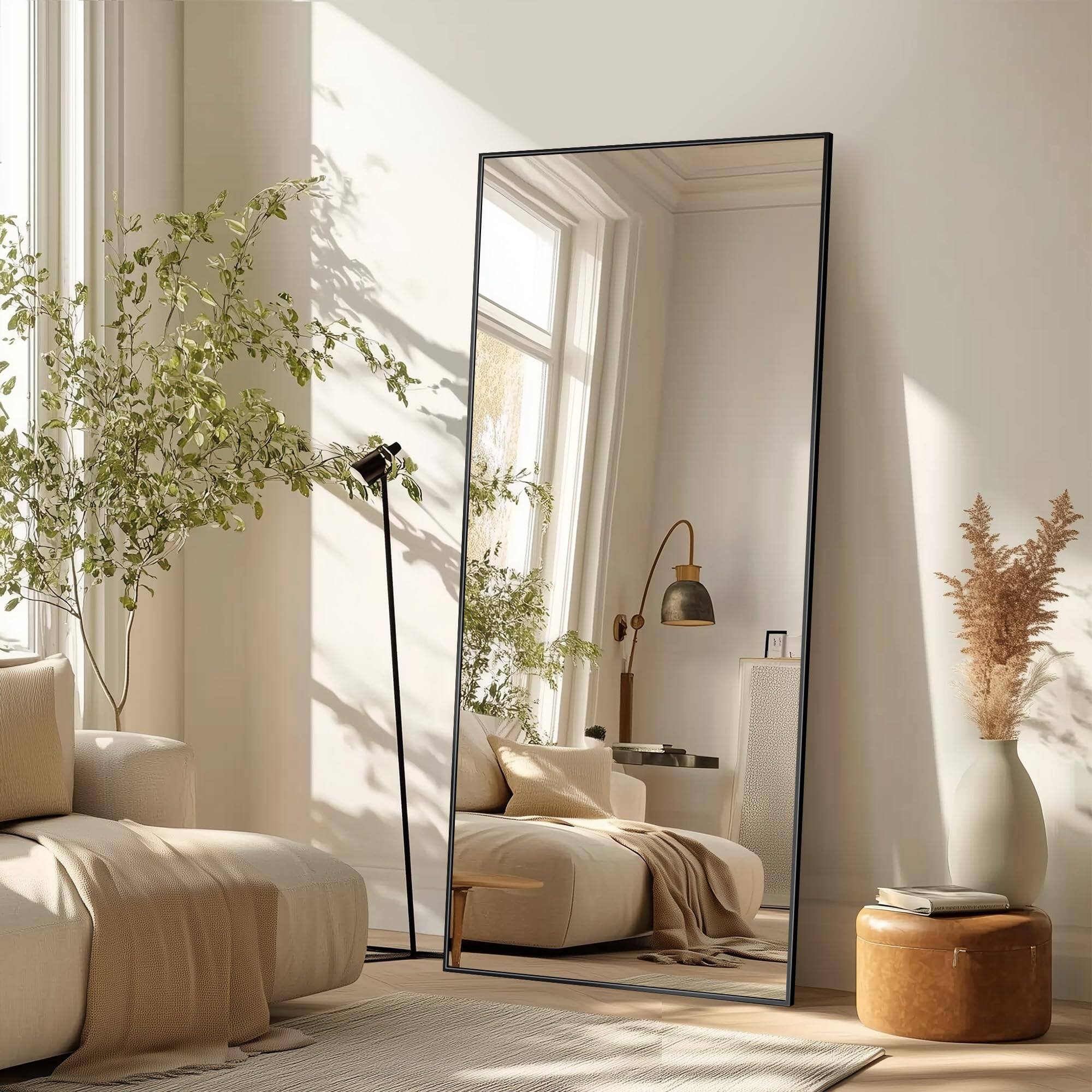 Comfort Essence Full Length Mirror 58"x18" Oversized Floor Freestanding ...