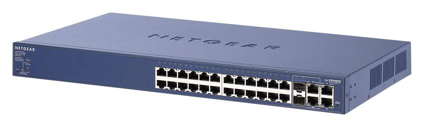 Best Buy: NETGEAR ProSafe 24 Port 10/100 Smart Switch with PoE Blue ...