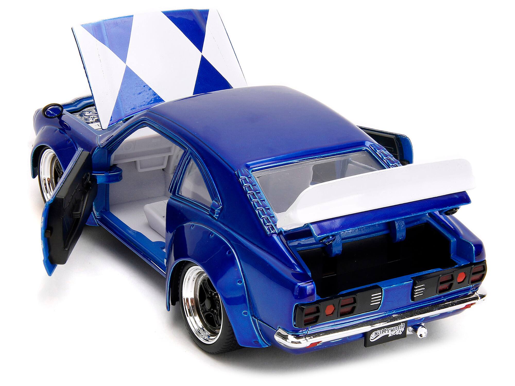 Jada 1974 Mazda RX 3 Interior & Graphics with Blue Ranger Power Rangers ...