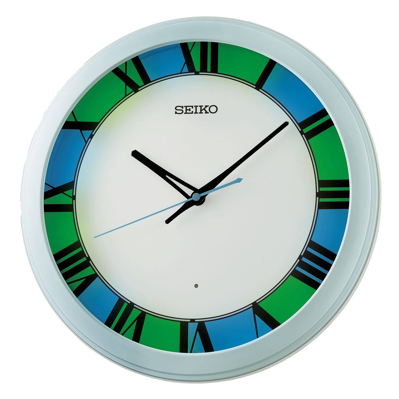 Seiko 13" Akarui Wall Clock Blue QHA010LLH - Best Buy