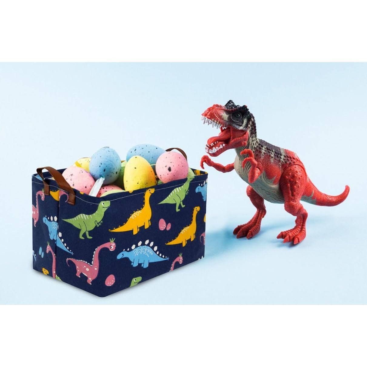 Dapper Styles Dinosaur Basket Storage Baskets For With Handle Room ...