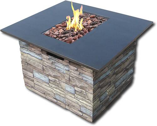 Best Buy: Bond New Castle Fire Table Brown/Stone Multi 65045