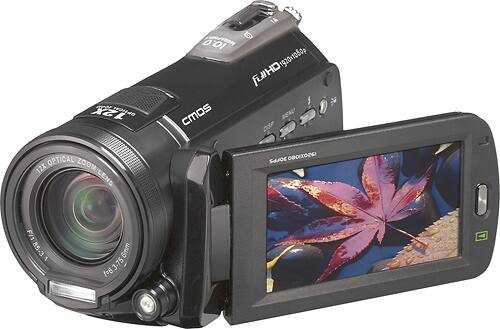 Best Buy: Insignia™ High-Definition 10.0MP Camcorder with 3" TFT-LCD ...