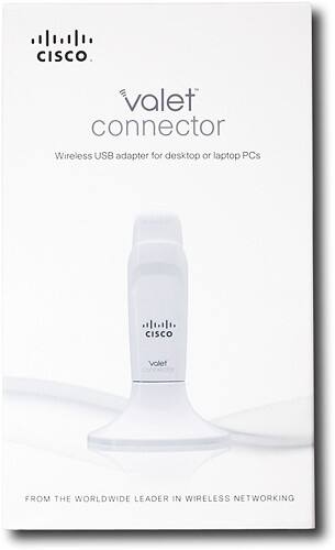 Best Buy: Cisco Valet Connector Wireless USB Adapter AM10