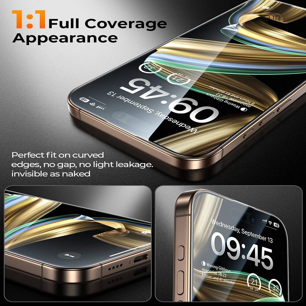 PARKER SLATER 4 Pack Screen Protector for iPhone 16 Pro Max [6.9"] – 9H ...