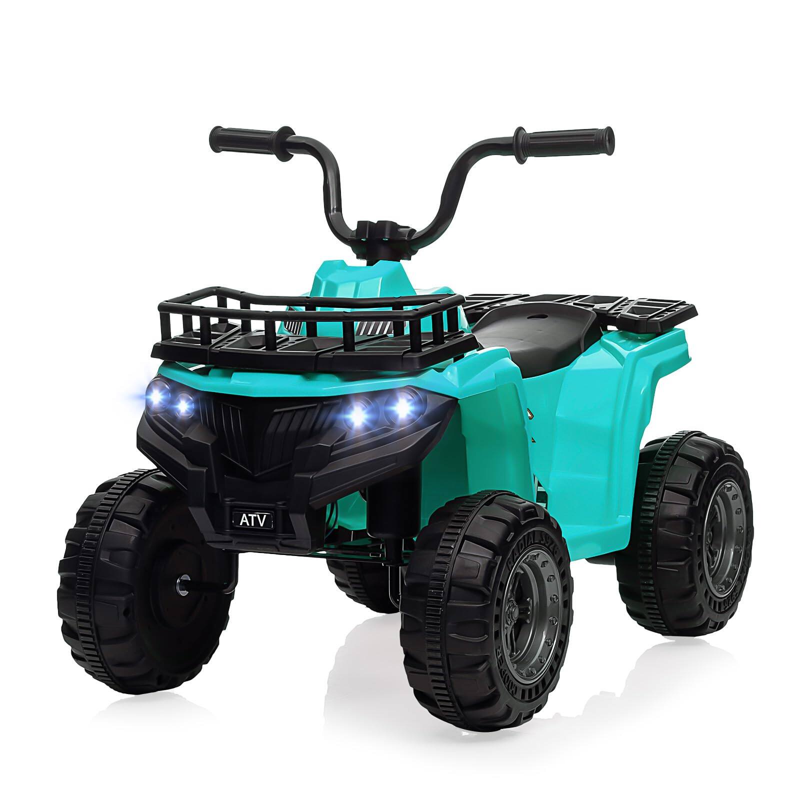 Acekool Kids ATV 4 Wheeler 12V Rechargeable Battery Ride On Car for Ages 2 5, Easy Drive Indoor ...