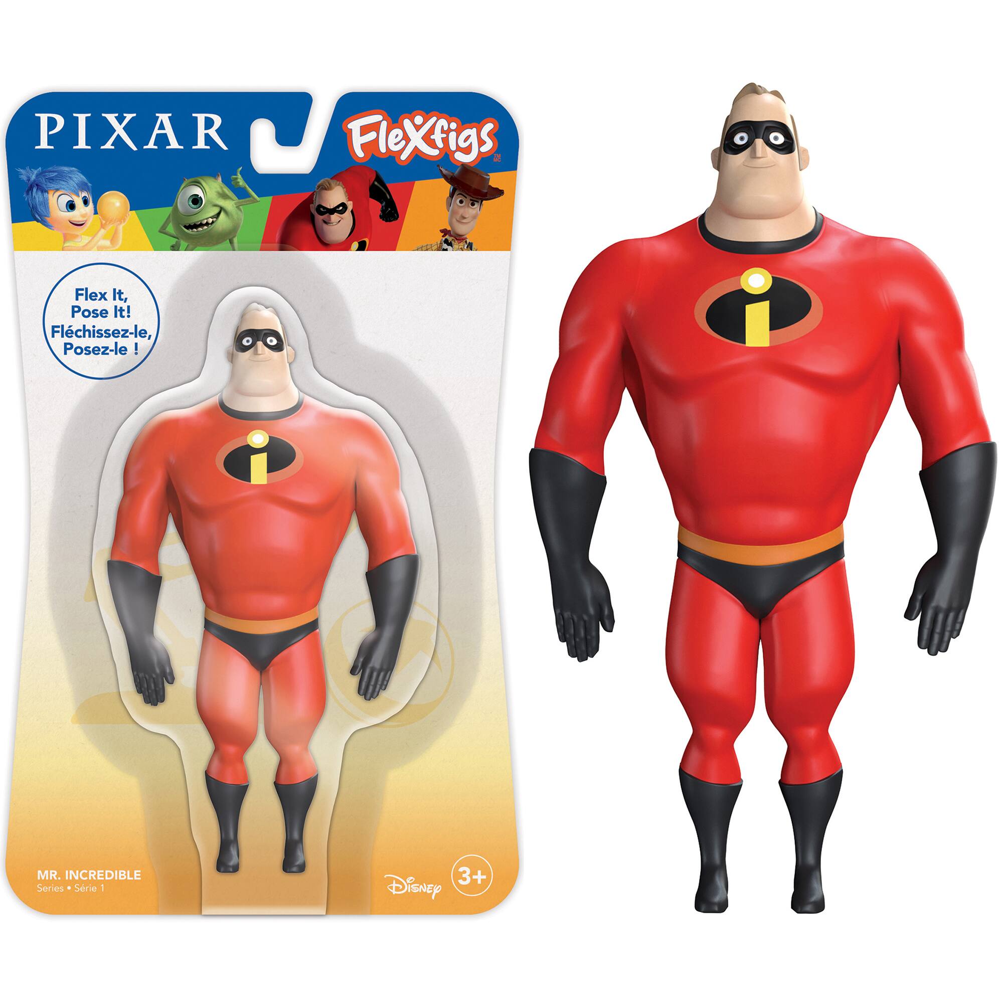 TCG Toys FleXfigs: Pixar Woody & Mr. Incredible- 2 Character Pack -Ages ...