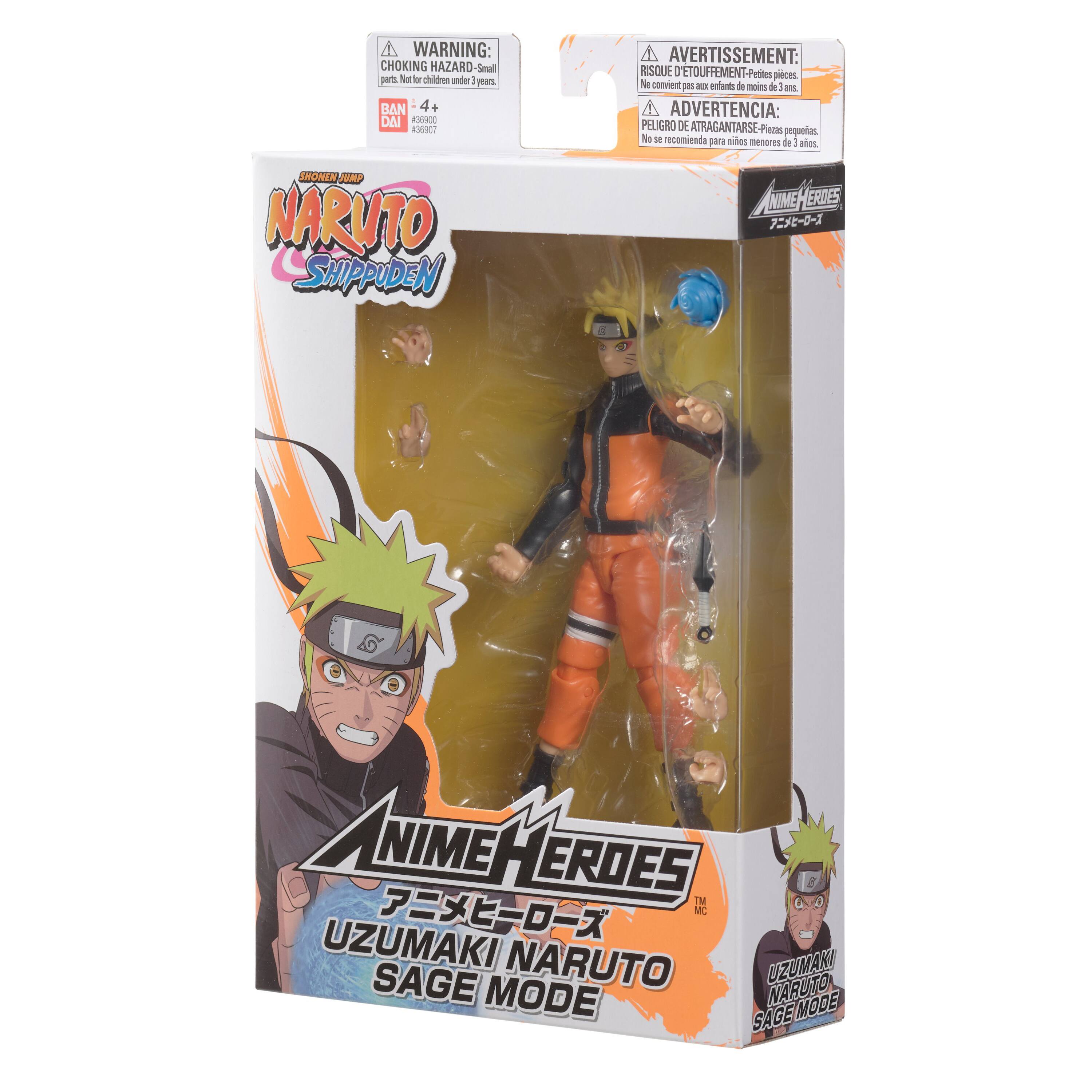 Best Buy: Bandai Anime Heroes Naruto 6.5" Action Figure Uzumaki Naruto ...