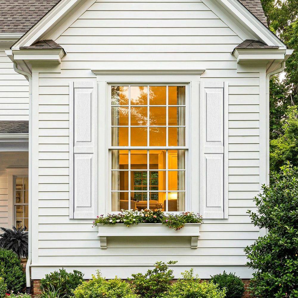 Kadyn All Weather Square Faux Window Panel Decor, Durable Architectural ...