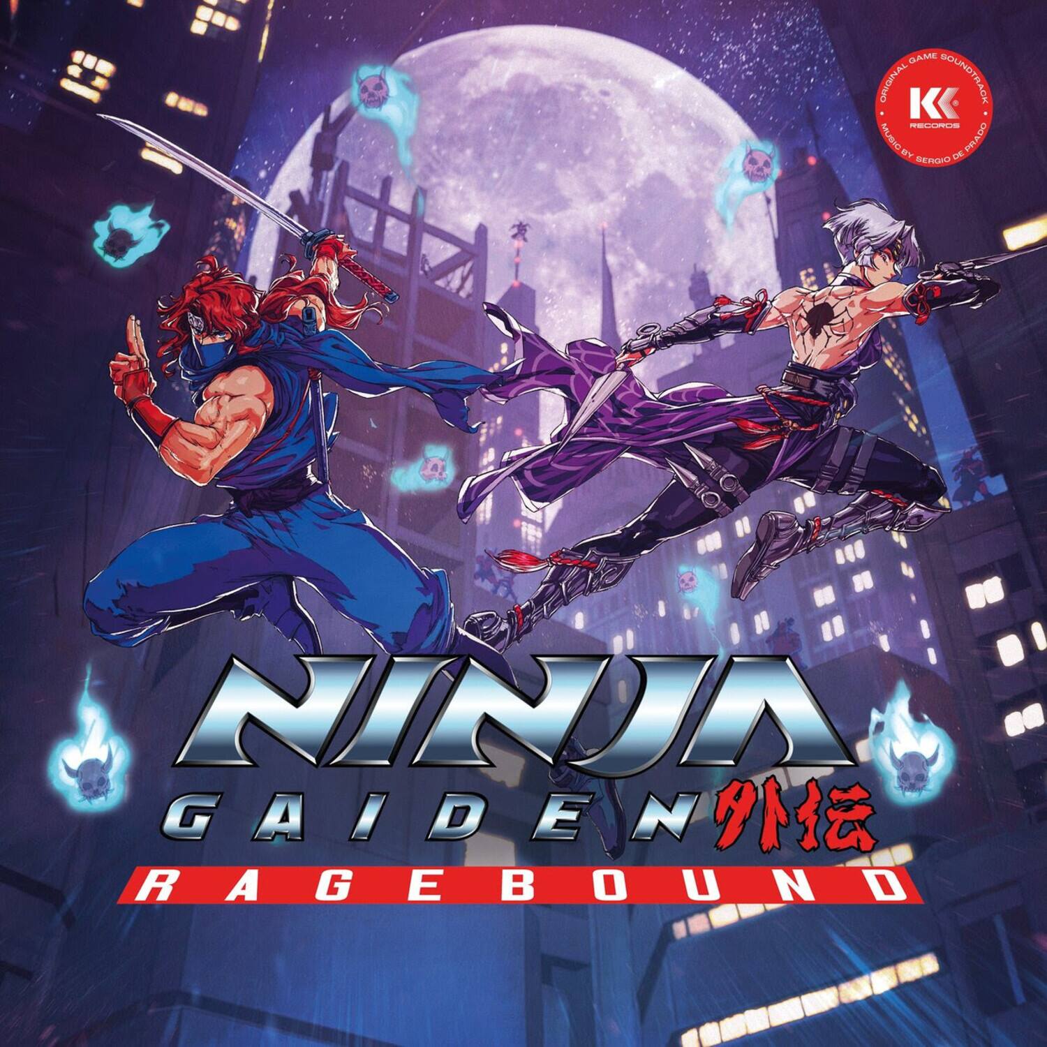 Game Music Ninja Gaiden: Ragebound O.S.T. Transparent Blue & Magenta ...