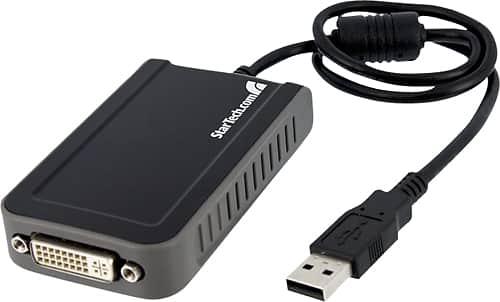 Customer Reviews: StarTech.com USB-to-DVI Video Adapter Black USB2DVIE2 ...