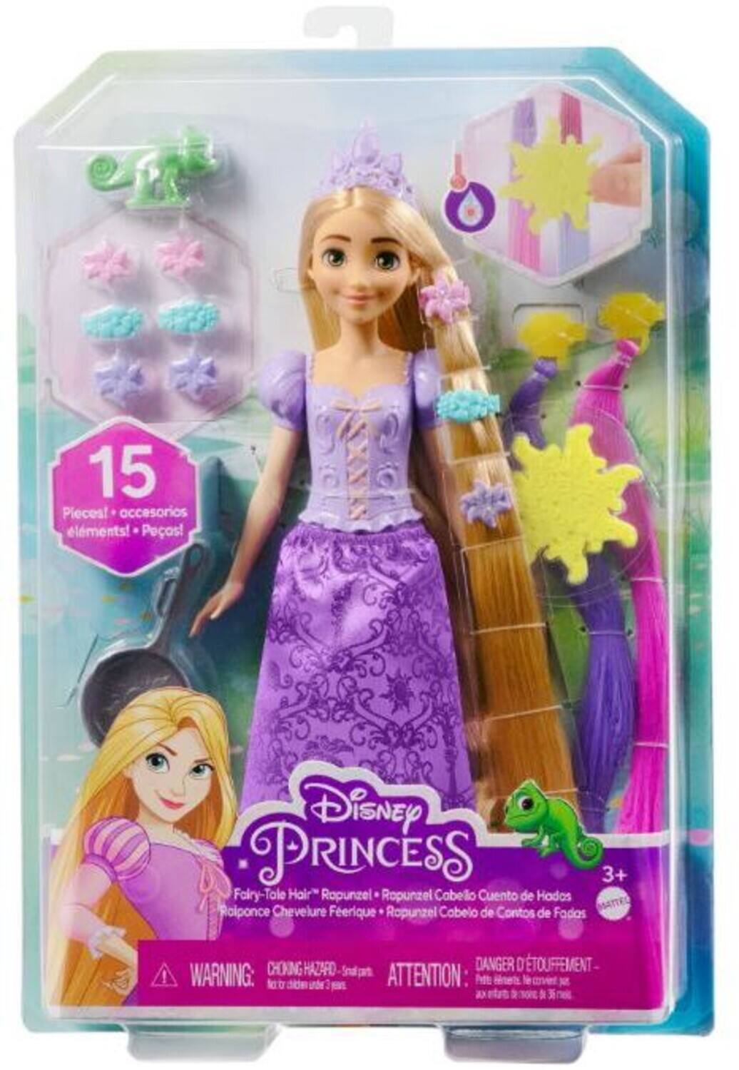 Mattel Disney Princess Fairytale Hair Rapunzel Collectibles Multicolor ...
