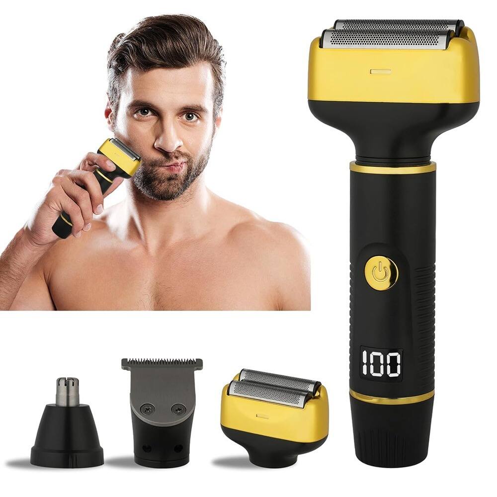 RTMB 3 in 1 Travel Cordless Rechargeable Painless Foil Shaver for Men ...