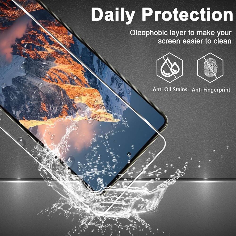 PARKER SLATER Moto G Stylus 5G 2024 Screen Protector 3+3 Pack, Tempered ...