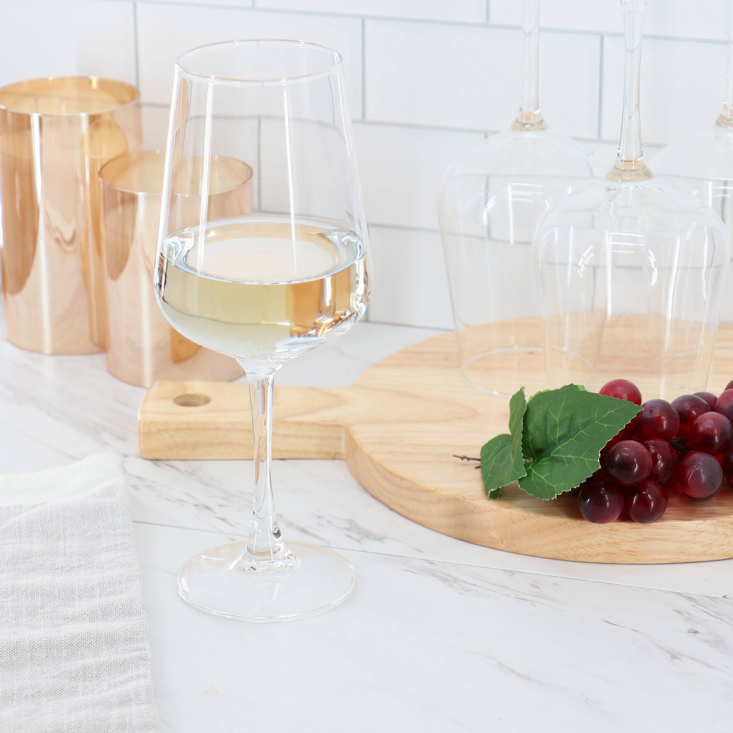 Gibson Home Belinni 4 Piece 15.4 Ounce Classic Wine Glass Set Clear 310120688M - Best Buy