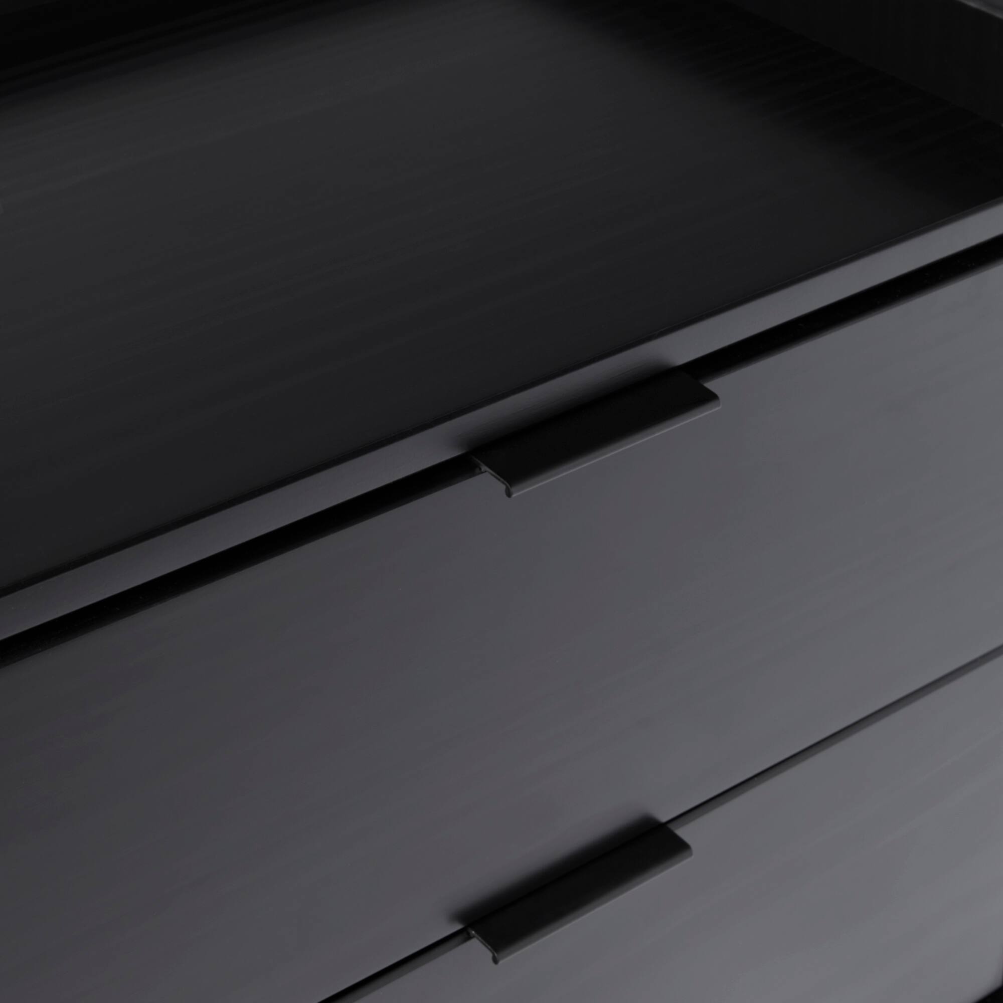 Best Buy: Walker Edison Mid-Century Modern 2-Drawer Gallery-Top ...