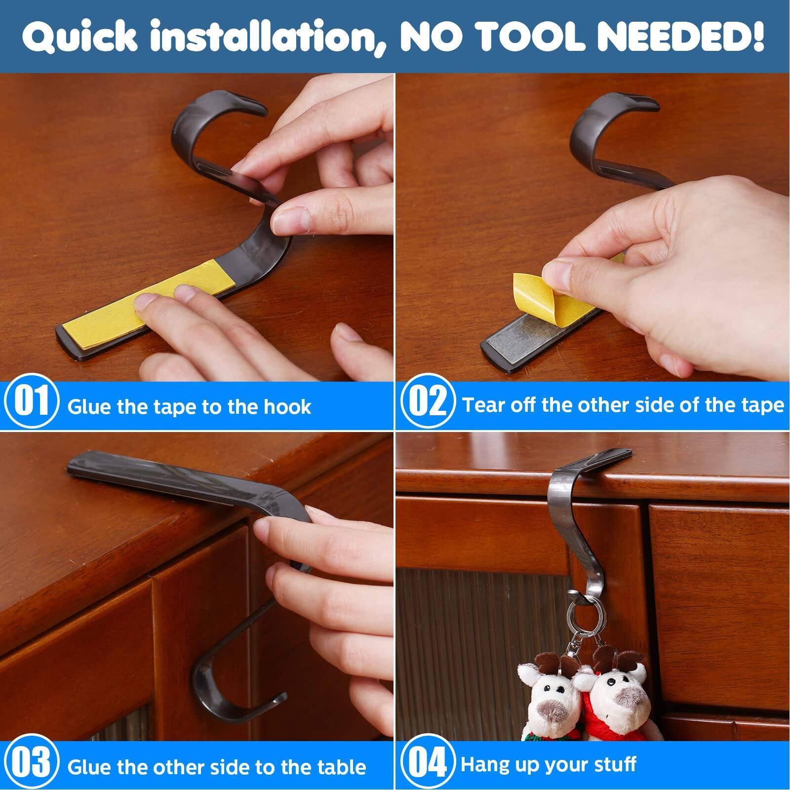 Paradigms Interiors 4 Christmas Stocking Holders Metal Mantel Stockings ...