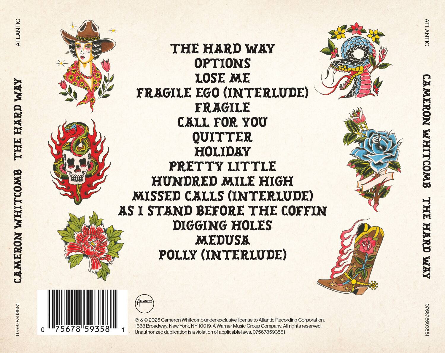 Cameron Whitcomb The Hard Way COMPACT DISCS [CD] - Best Buy