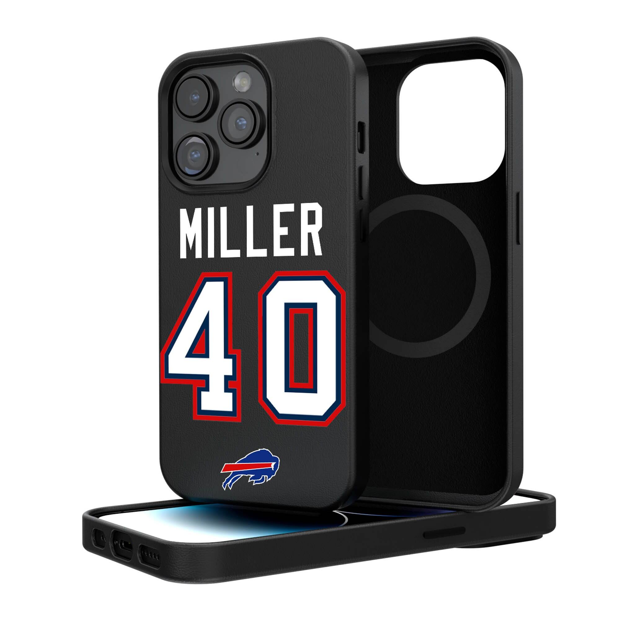 Keyscaper NFL Von Miller Buffalo Bills iPhone Magnetic Bump Case 15 Pro ...