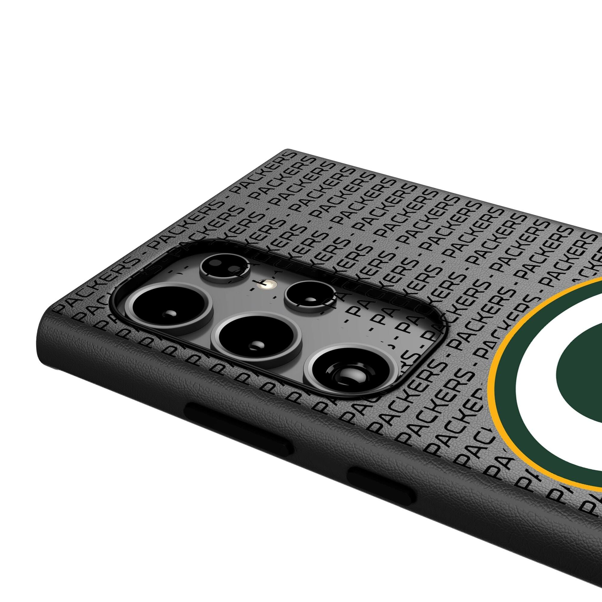 Keyscaper NFL Green Bay Packers Text Backdrop Galaxy Magnetic Bump Case ...