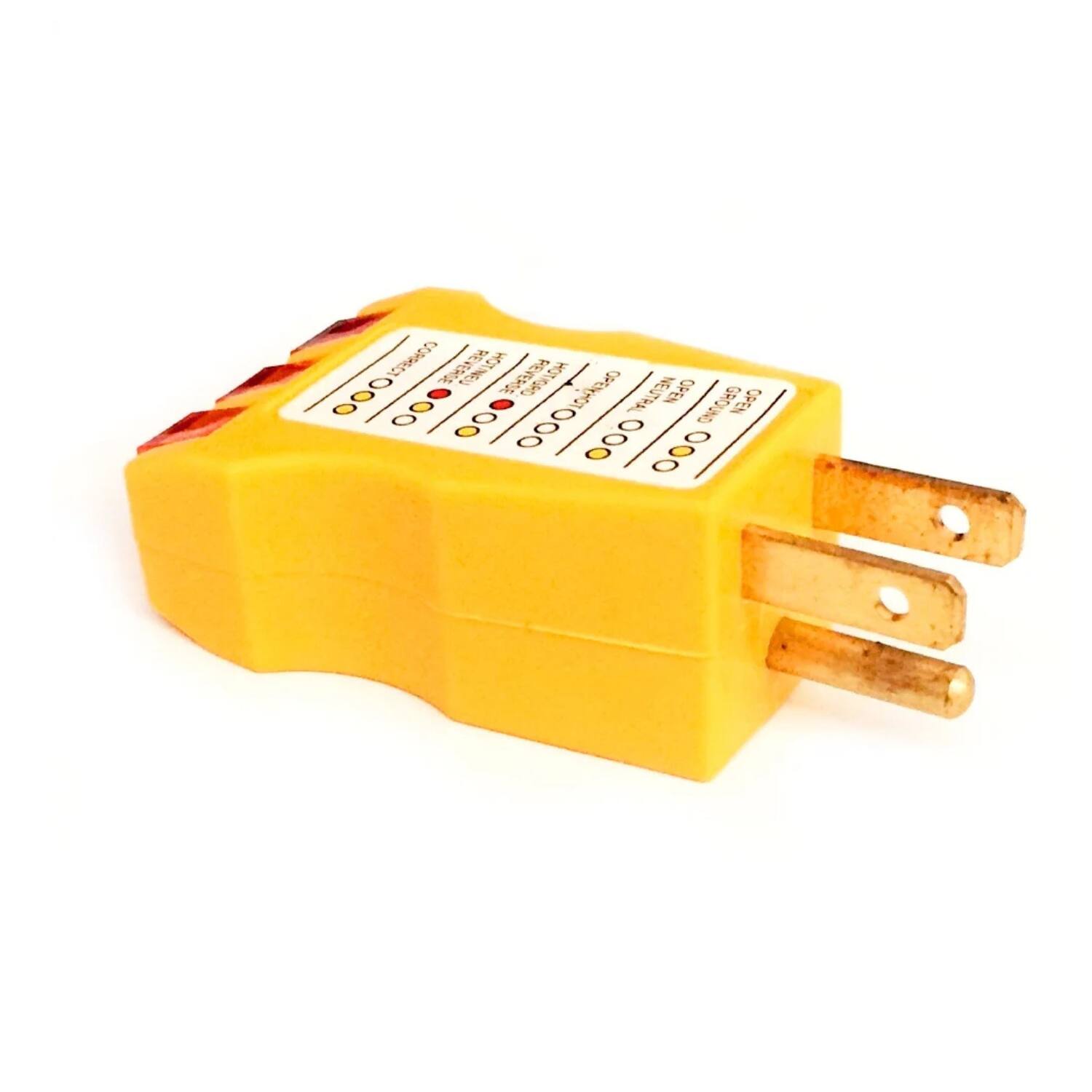 Home Collection Electrical Receptacle Tester 3 Prong AC Outlet Plug ...