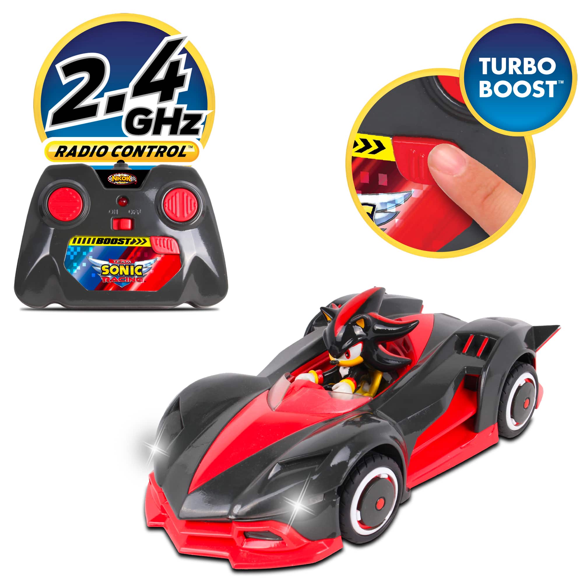 Questions and Answers: NKOK Sonic Team Racing 2.4GHz RC Shadow w/ Turbo ...