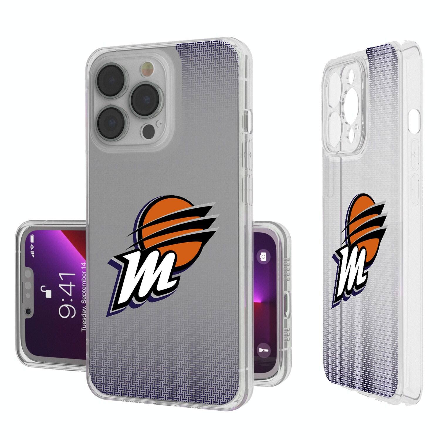 Keyscaper WNBA Phoenix Mercury Linen Logo iPhone Clear Case 14 Pro Max ...