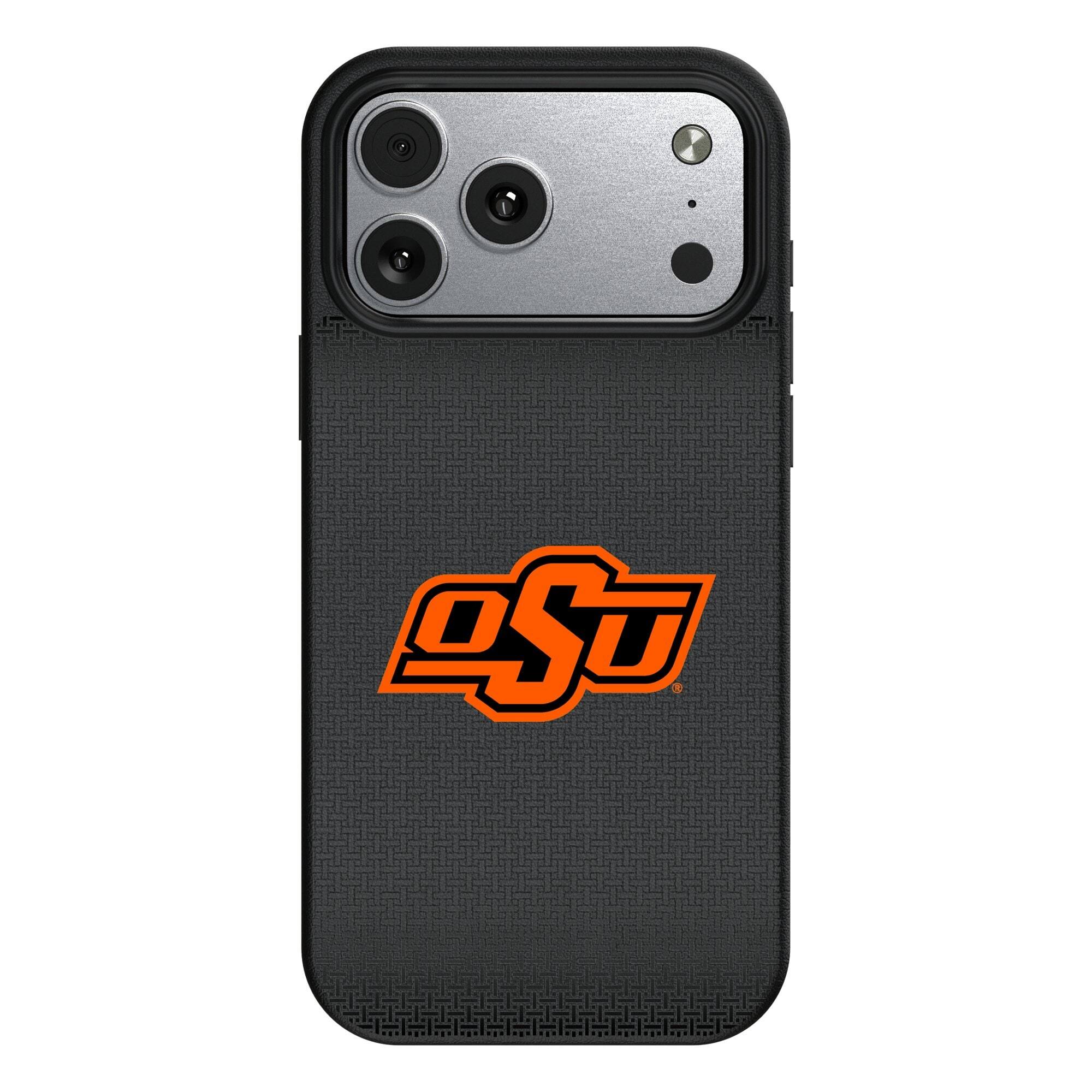 Front. Keyscaper - Oklahoma State Cowboys Linen Logo iPhone Magnetic ...