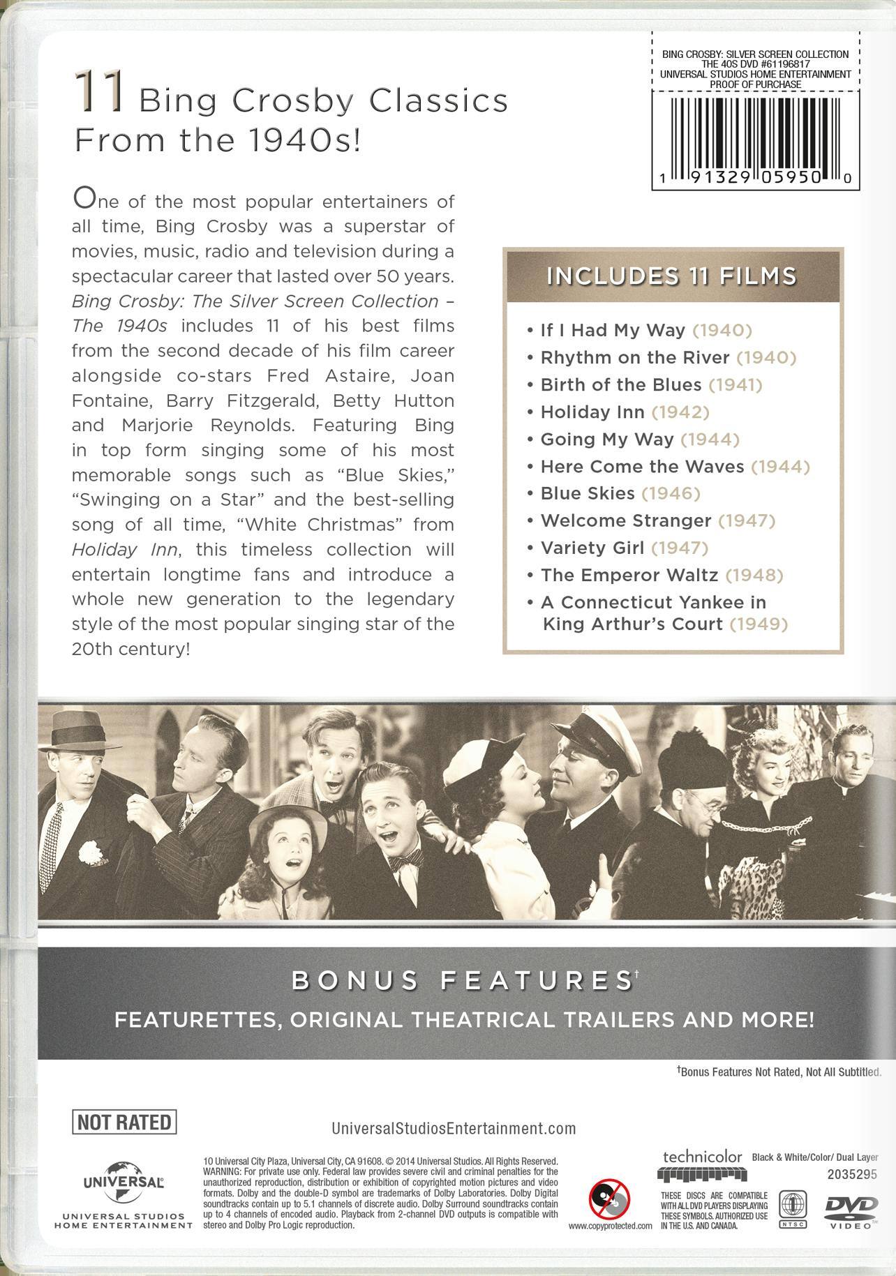 Bing Crosby: The Silver Screen Collection The 1940s (Box Set) [DVD ...