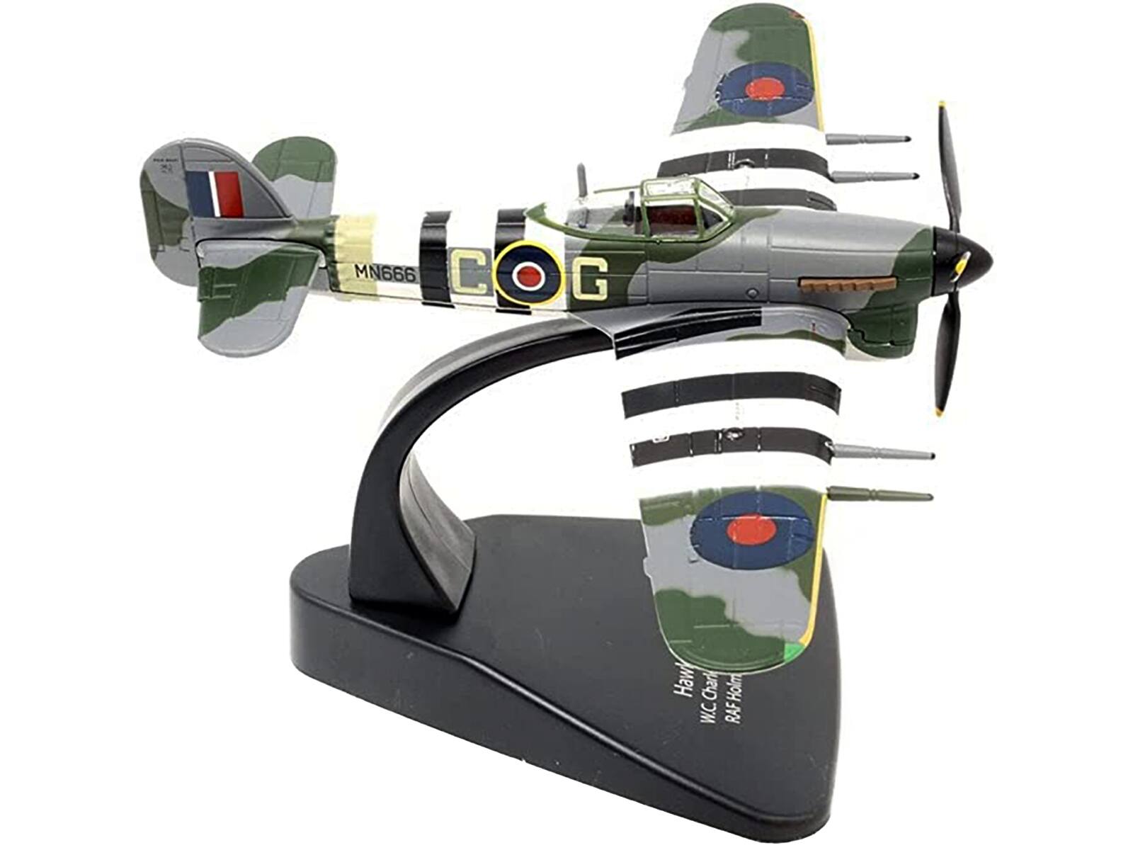 Oxford Diecast Hawker Typhoon 1B War Plane W.C. Charles Green 121 ...