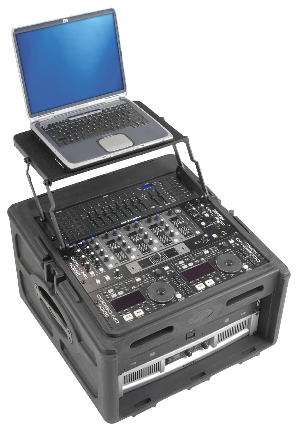 Best Buy: SKB 14-Space DJ Station Rack Case Black R104