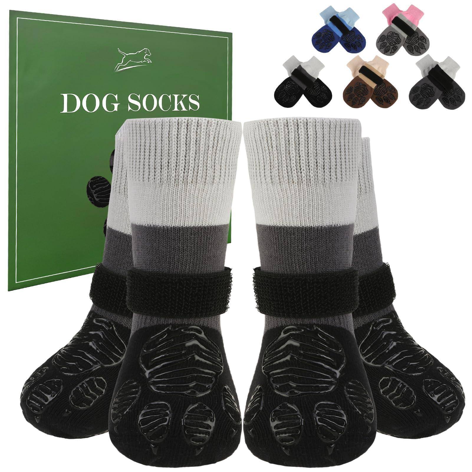 Live At Space Anti Slip Dog Socks To Licking Paws Shoes For Hot ...
