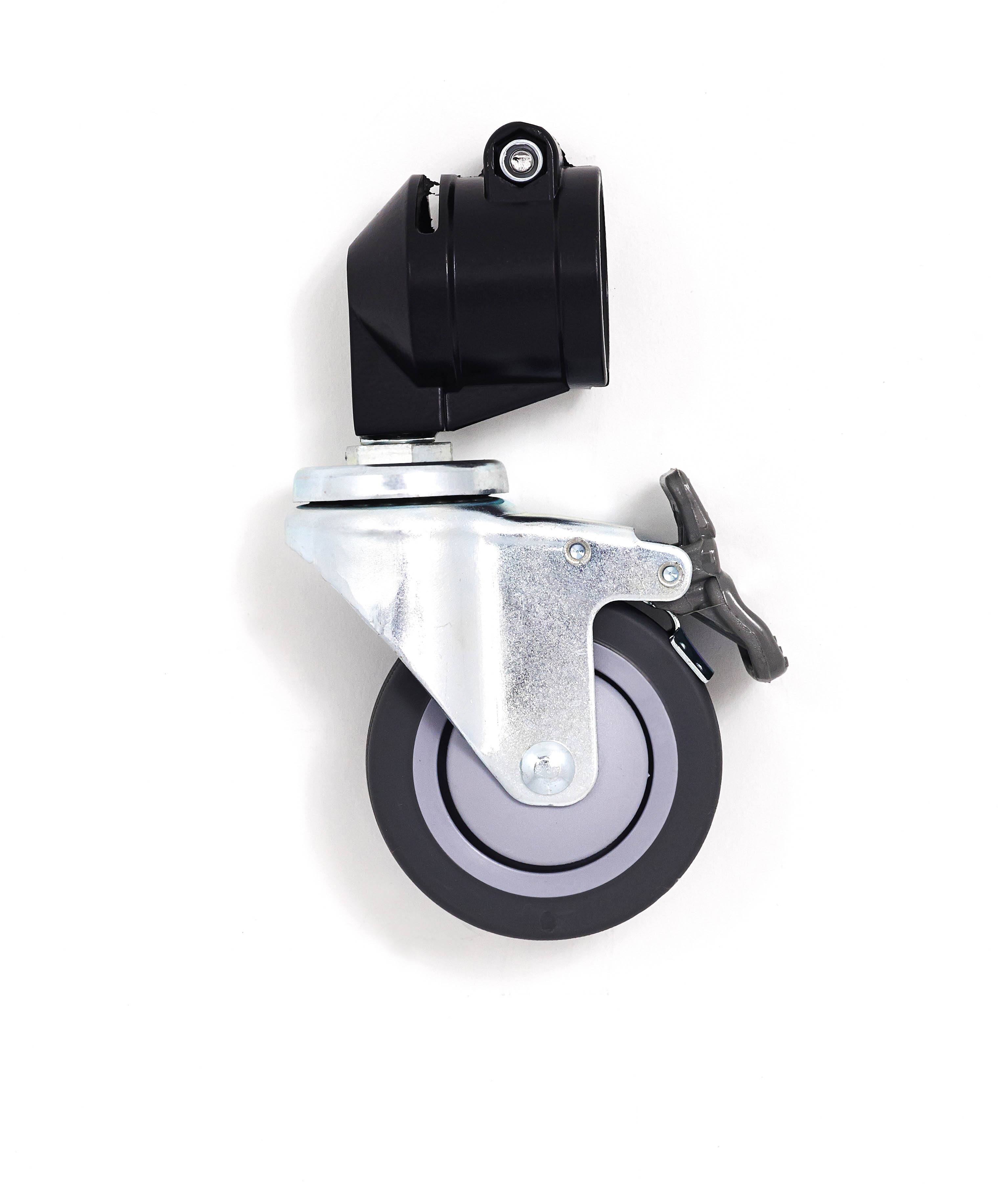 Gibraltar Hardware T Leg Drum Rack Caster, Heavy Duty 3 Inch Wheel with ...