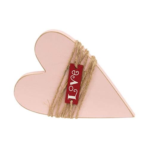 BreeBe 3/Set Distressed Wooden Sweetheart Sitters Multicolor G37363 ...