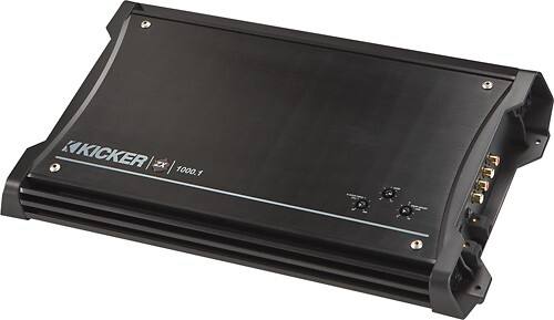 Best Buy: Kicker ZX Series 1000W Class D Mono MOSFET Amplifier with Low ...