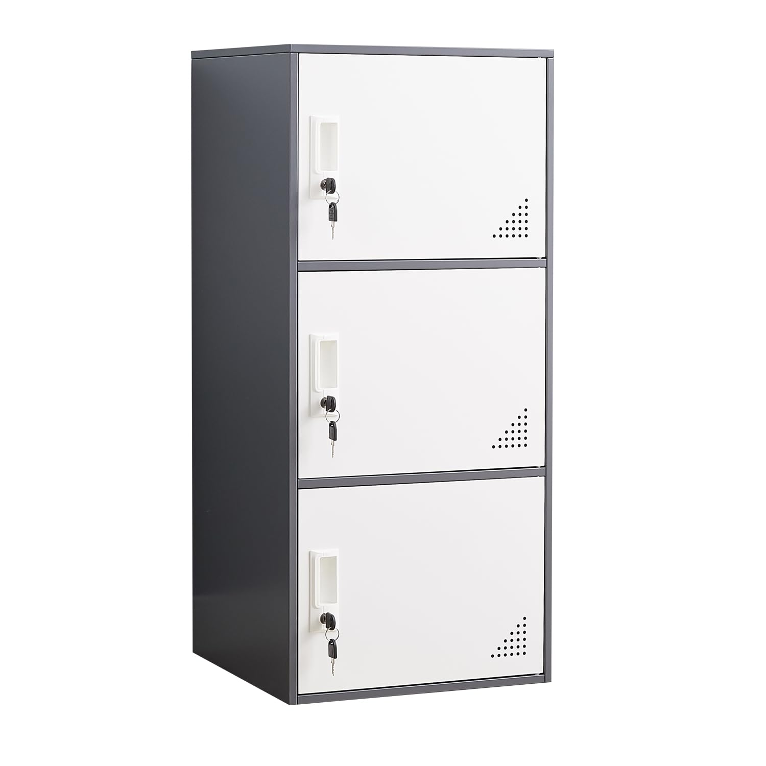 Cedar Assembly Metal Cabinet 47 H Home Office Storage Lockers Vertical ...