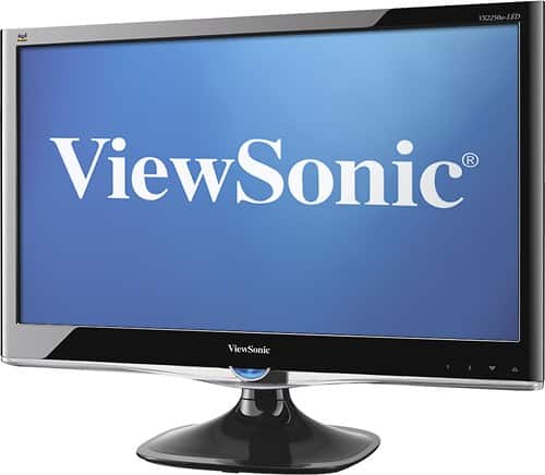 Best Buy: ViewSonic 22" Widescreen Flat-Panel LED Monitor with Built-In ...