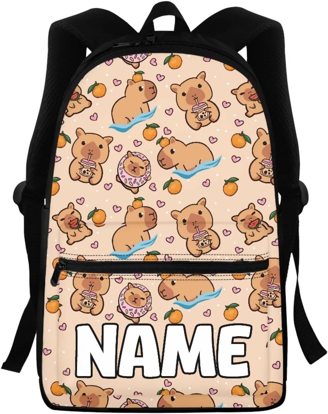 Live At Space DESIGNS Kids Travel School Backpack Shoulder Girls White ...