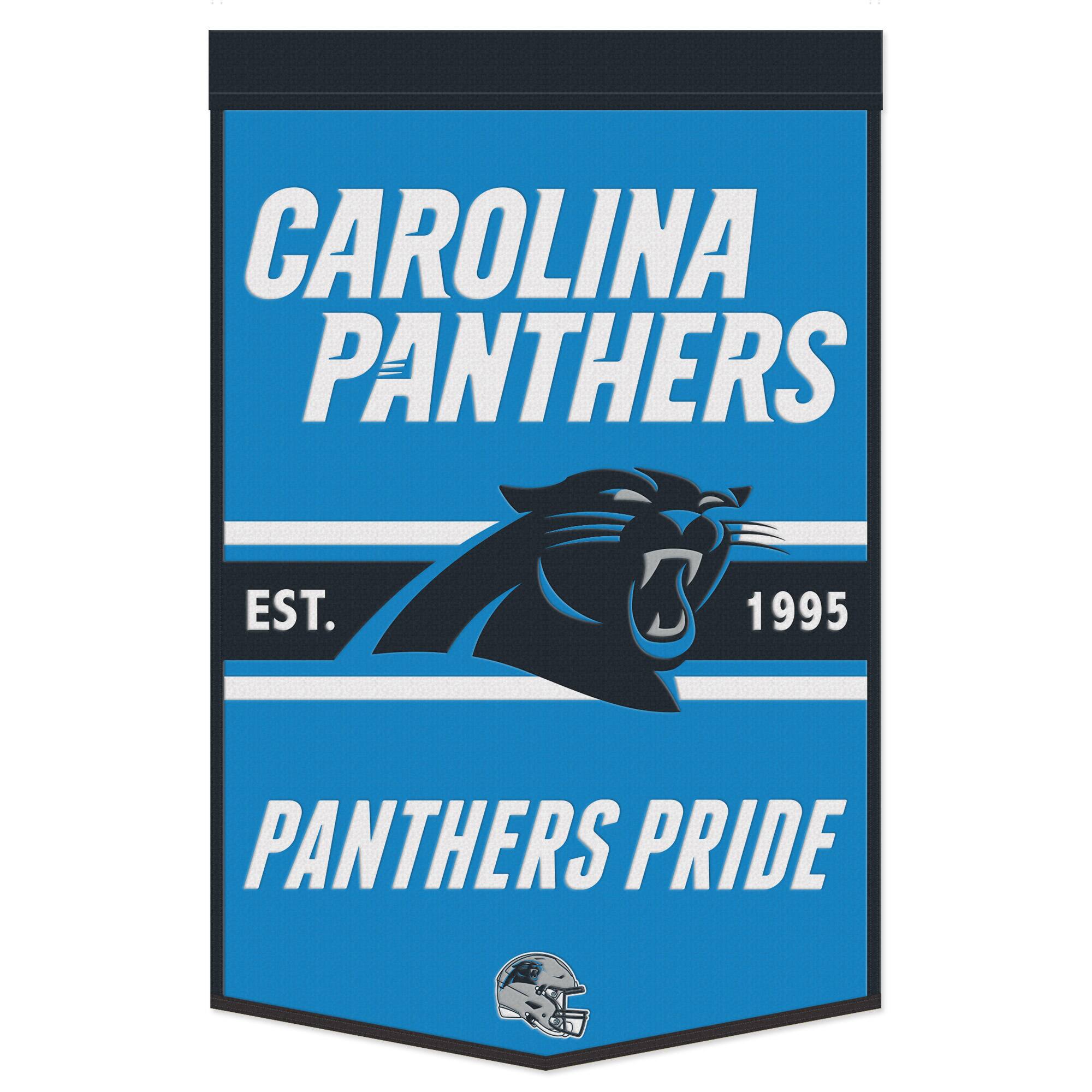 WinCraft Carolina Panthers 24" x 38" Primary Logo Banner Multicolor ...