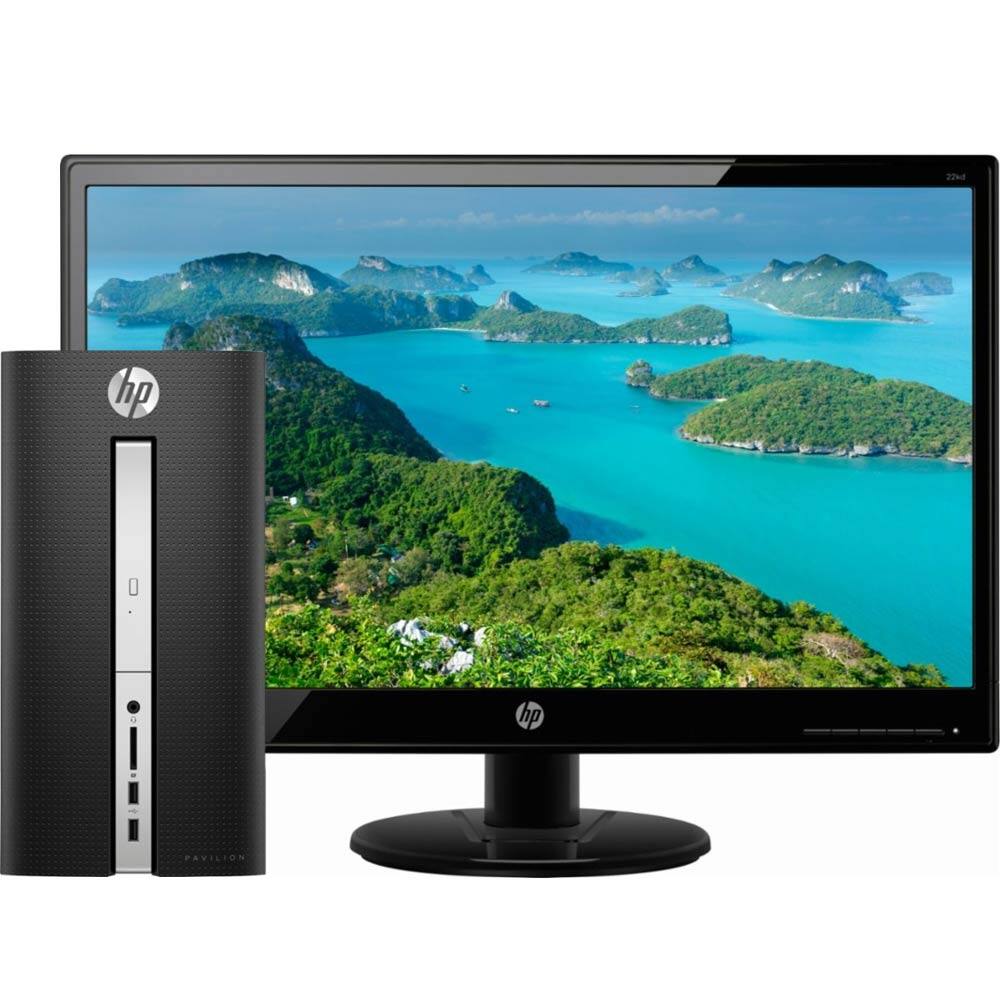 Best Buy: HP Pavilion 570-p064 Desktop & 20.7" LED Full HD Monitor Package
