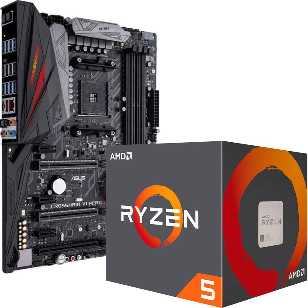 Best Buy: AMD 1600 Six-Core 3.2 GHz Desktop Processor & ASUS ROG ...