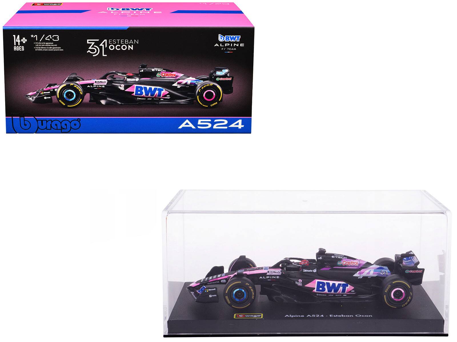 Alpine A524 #31 Esteban Ocon BWT F1 2024 World Championship Driver ...