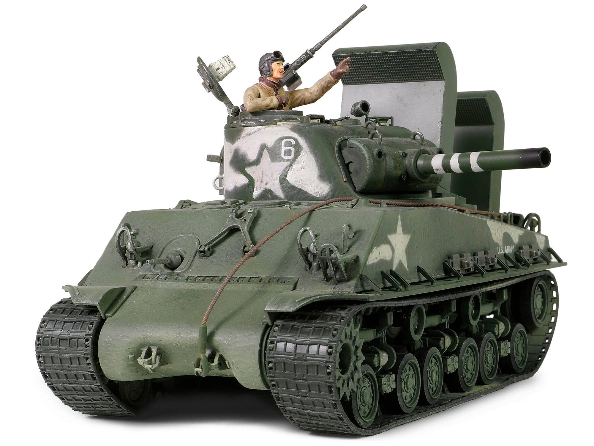 Metal Proud Sherman M4 (105) Howitzer Medium Tank US Army 711th Tank ...