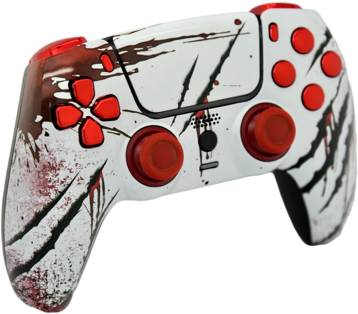 Custom Controllerzz Custom Wireless Controller for PS5 Slasher & Red Chrome Inserts - Best Buy