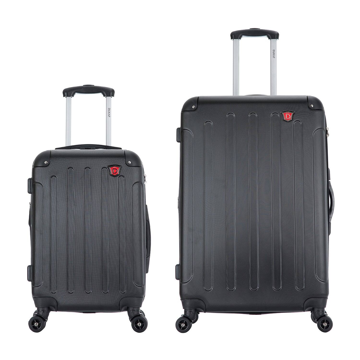 DUKAP Intely Smart Hardside 2 Piece Luggage Set 20"/28" with USB and ...