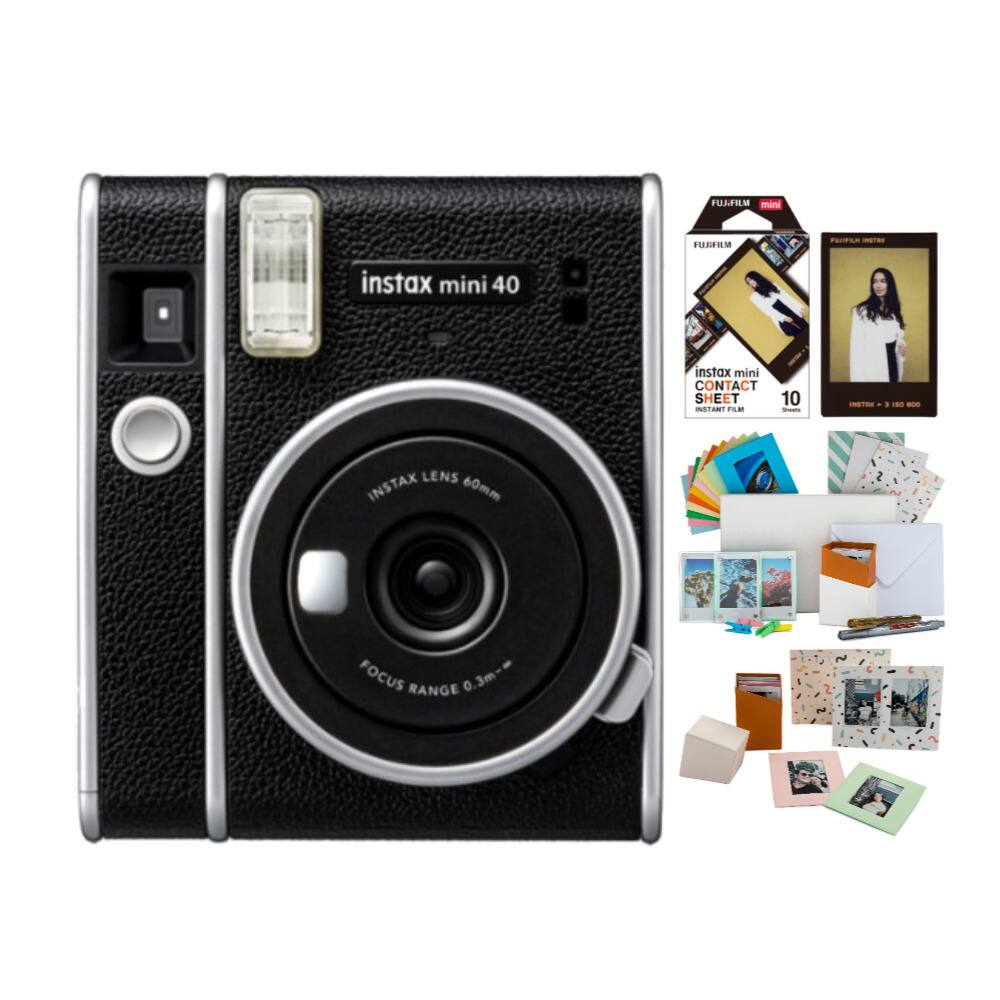 Fujifilm Instax 40 Instant Film Camera with Contact Sheet Instant Film ...