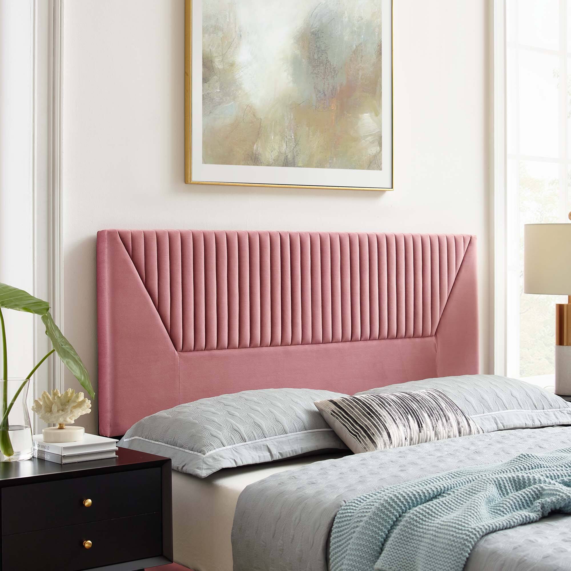 Patience Channel Tufted Performance Velvet King/California King ...